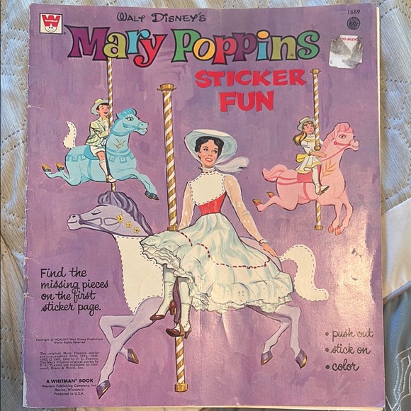 Disney | Toys | Disney Mary Poppins Sticker Activity Book | Poshmark